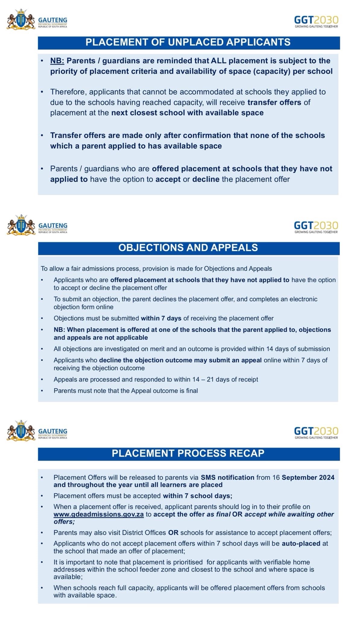 Placement – The Glen High School